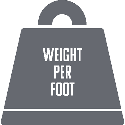 6x26 IWRC Bright Wire Rope - Groove Industrial