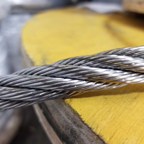 1/2" 6x19 IWRC Stainless T304 Wire Rope - Groove Industrial